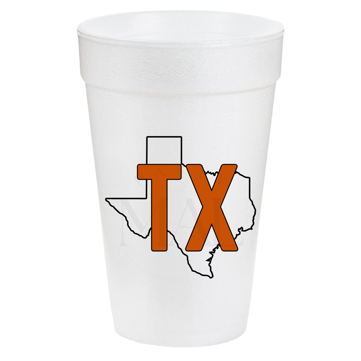 Texas TX 20oz Cups – Party with Mal